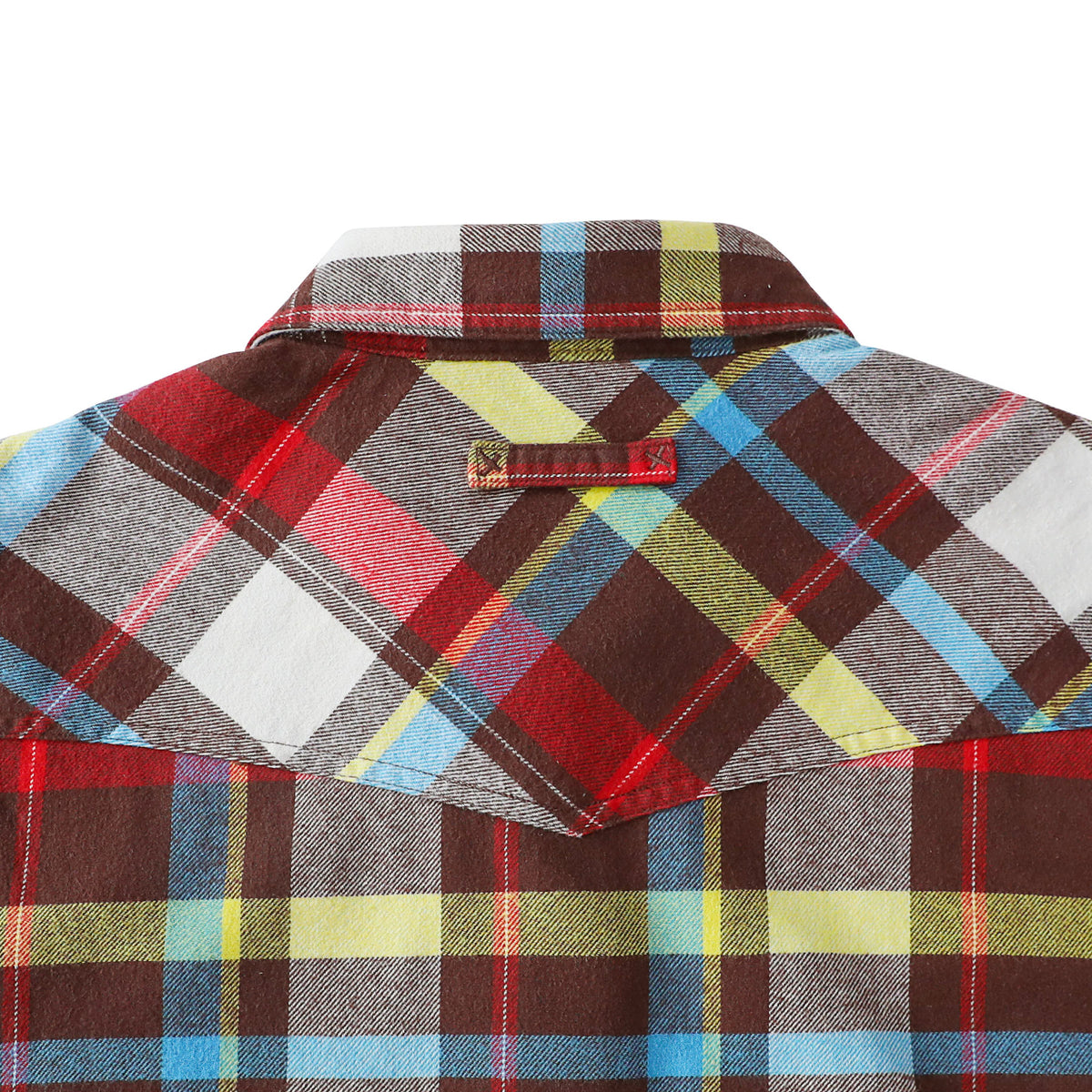 Dubinik® 6oz Men's Long Sleeve Pearl Snap Midweight Flannel Casual Wes