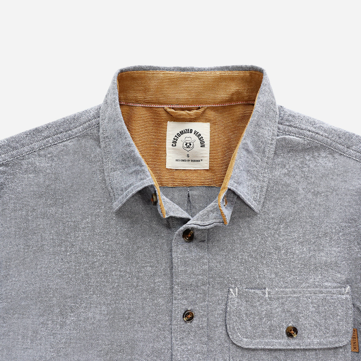 6oz Mens Midweight Light Gray Solid Flannel Shirts Long Sleeve Casual ...